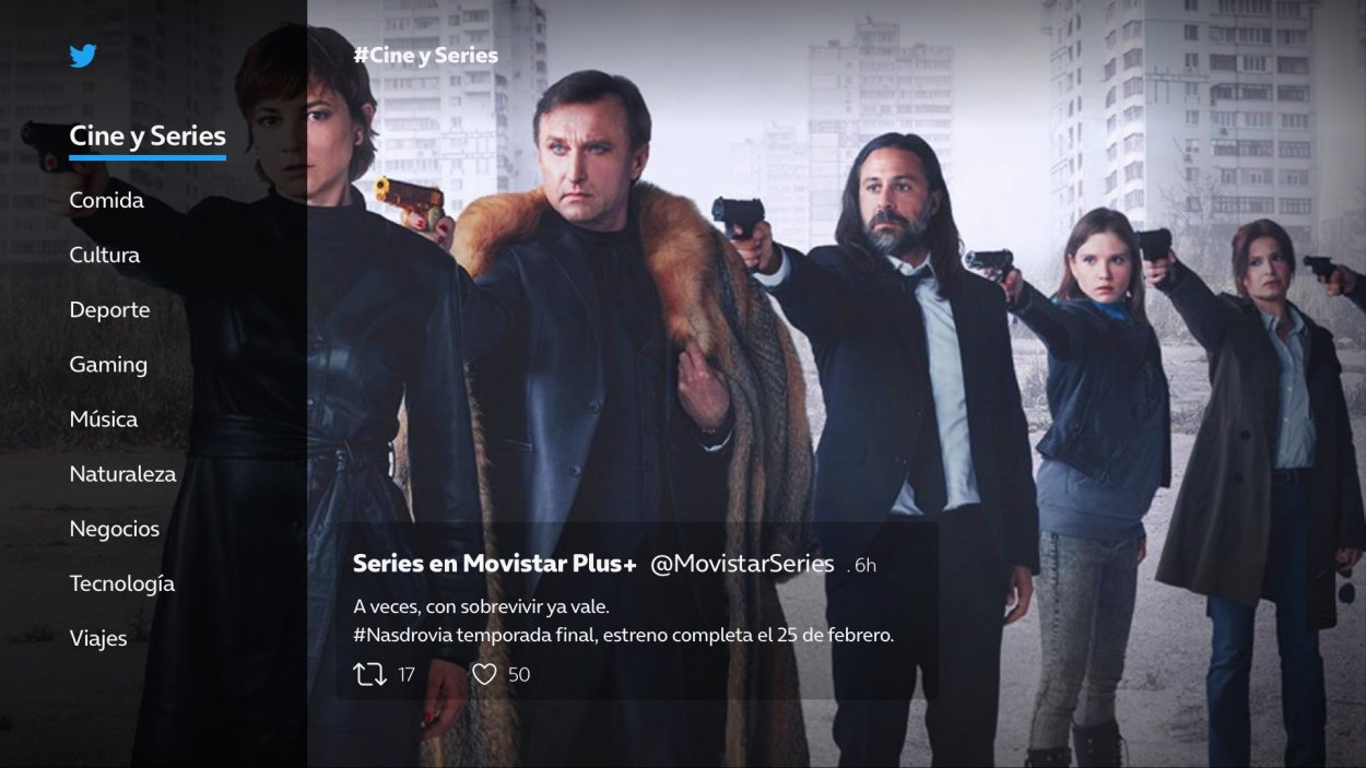 Movistar Plus+ incorpora la Living App de Twitter en su descodificador ...